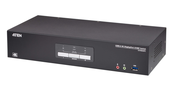 KVM Desktop KVM Switches CS1922ATC 2-Port USB 3.0 4K DisplayPort KVMP™ Switch for ATC