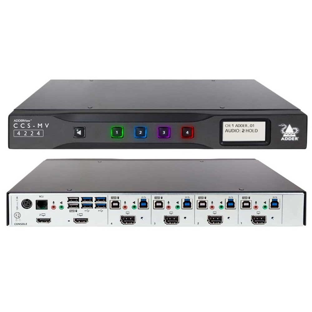 CCS-MV4224 - ADDERView® Multi-Viewer Command & Control 4K KVMA Switch